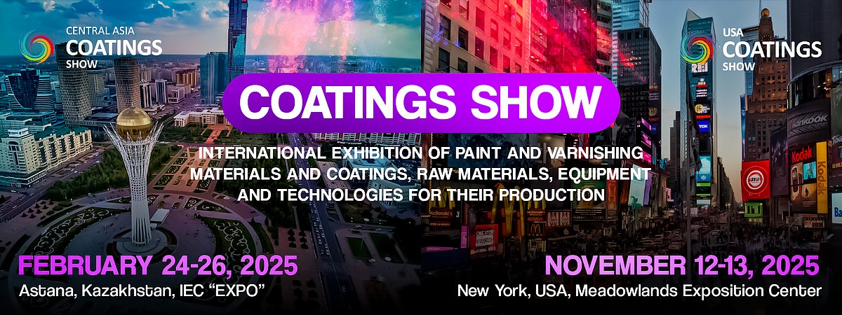 Central Asia Coatings Show & USA Coatings Show 2025 - Surface Technology Online